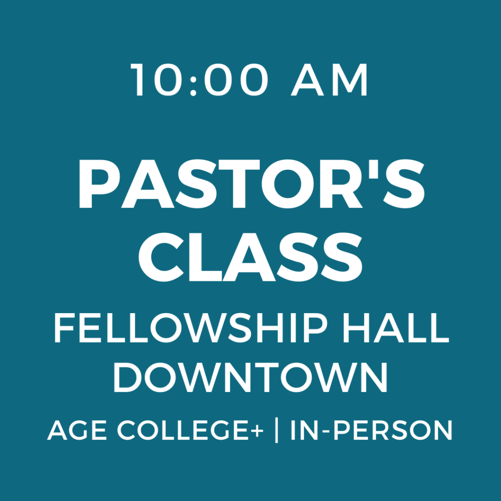 Adult Sunday School Classes – First Methodist Church of Waco